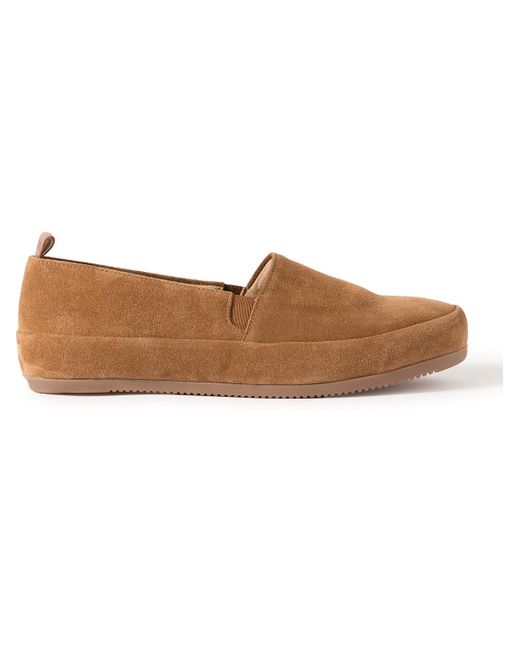 Mulo Suede Loafers in Brown for Men | Lyst