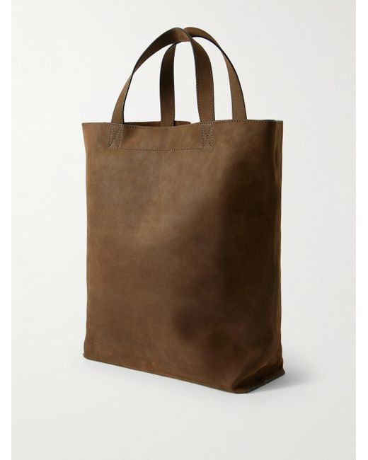 A.P.C. Maiko Nubuck Tote in Brown for Men | Lyst UK