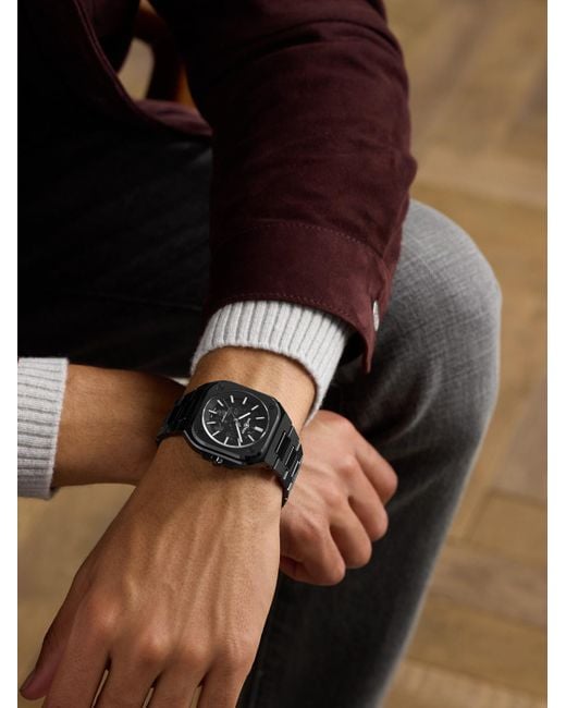 Bell & Ross Br 05 Skeleton Automatic 41mm Black Ceramic And Steel Watch ...