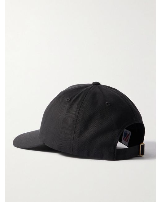 Noah Core Logo-embroidered Cotton-twill Baseball Cap in Black | Lyst UK