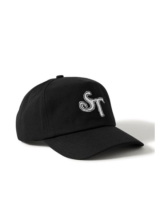 Small Talk Logo-appliquéd Cotton-twill Baseball Cap in Black for Men | Lyst