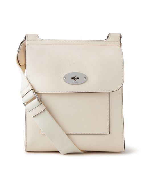 Mulberry Antony In Eggshell High Shine Leather | Lyst Mulberry Antony In Eggshell High Shine Leather | Lyst