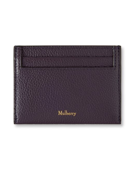 Mulberry Credit Card Slip Deep Aubergine in Purple | Lyst UK