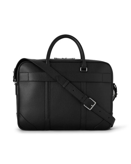 Mulberry Heritage Briefcase in Black for Men | Lyst