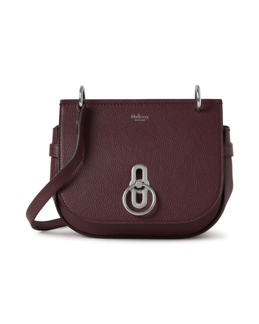 Mulberry Small Amberley Satchel in Purple | Lyst UK