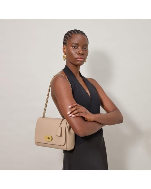 Mulberry Medium Lily Crumpet in Natural | Lyst