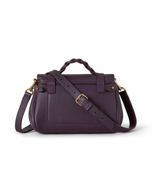 Mulberry Mini Alexa Deep Aubergine in Purple | Lyst UK