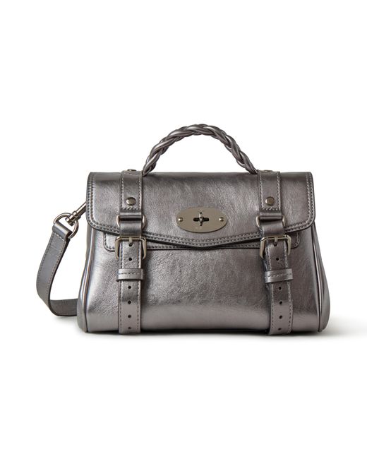 Mulberry Mini Alexa in Gray | Lyst