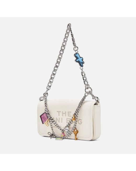 Marc Jacobs The Sticker Charm Silver-tone Shoulder Strap in Metallic | Lyst