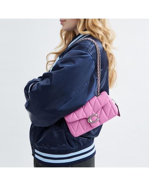 COACH Tabby 20 Quilted Leather Shoulder Bag in Pink | Lyst