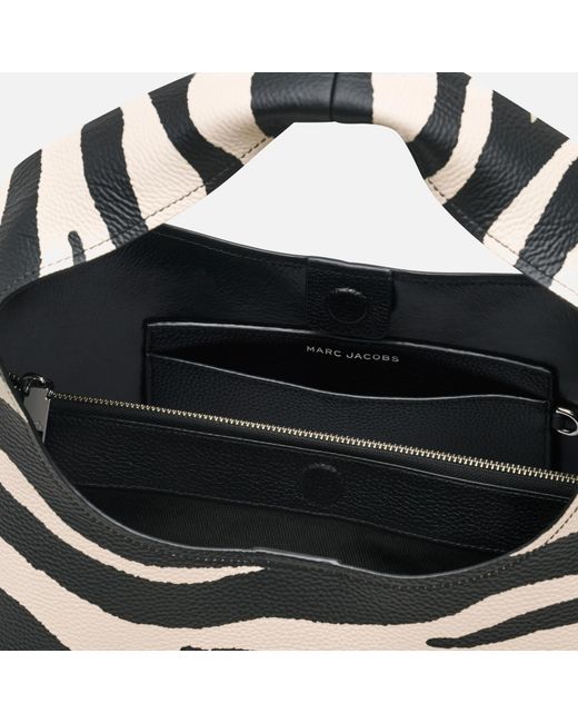 Marc Jacobs The Zebra Leather Sack Bag in Black | Lyst