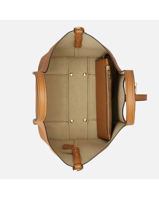 Tod's Mini T Timeless Leather Hobo Bag in Brown | Lyst