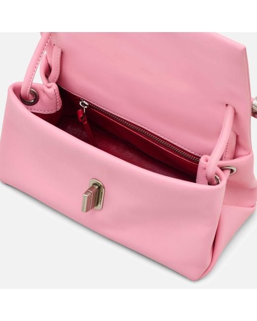Marc Jacobs The Mini Dual Leather Mini Bag in Pink | Lyst