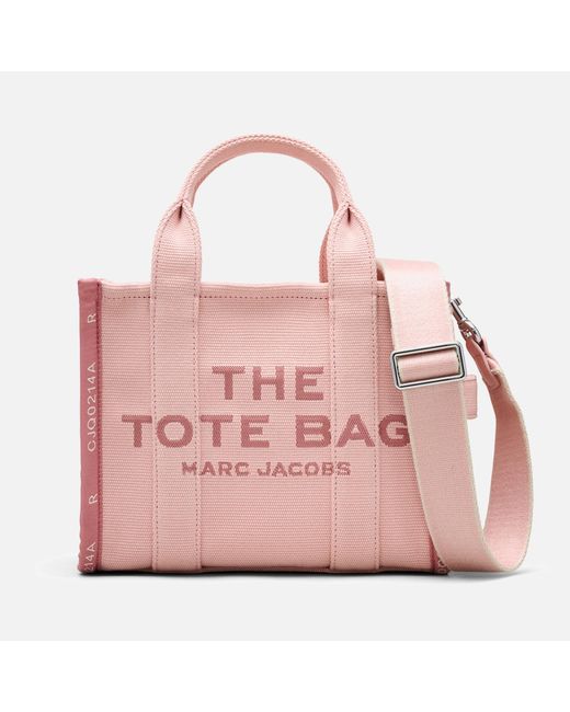 Marc Jacobs The Jacquard Mini Canvas Tote Bag in Pink | Lyst