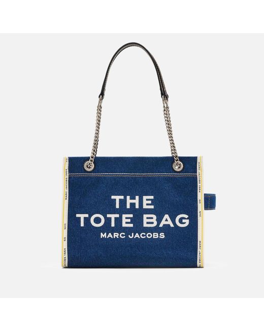 Marc Jacobs The Denim Medium Tote Bag in Blue | Lyst