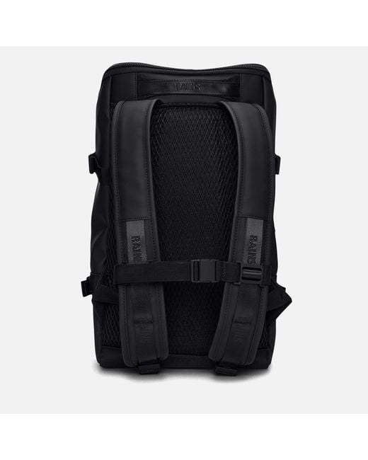 Rains Trail Matte-shell Cargo Backpack in Black for Men | Lyst