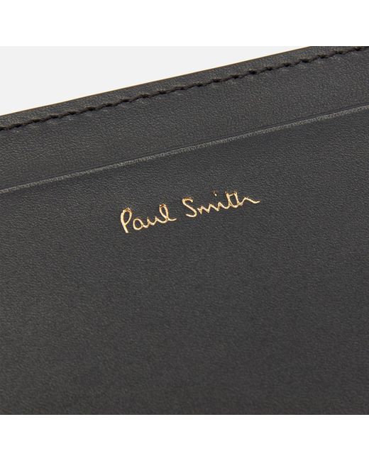 Paul Smith Striped Leather Credit Card Case for Men | Lyst