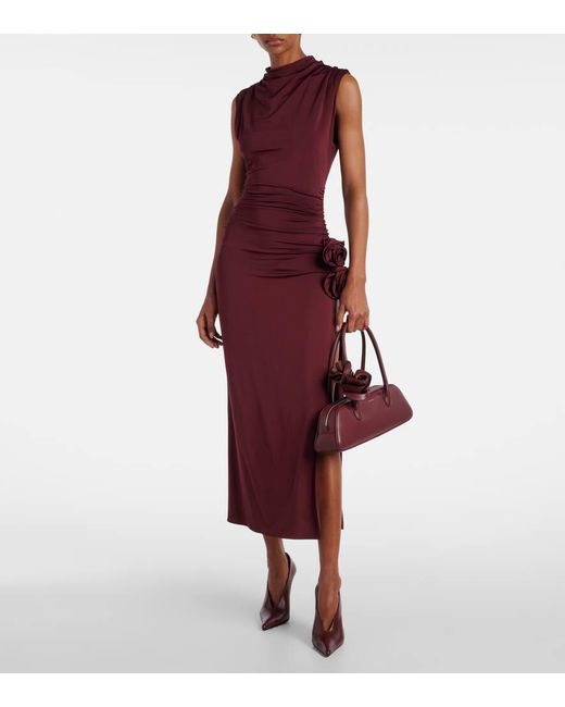 Magda Butrym Brigitte Leather Shoulder Bag in Purple | Lyst