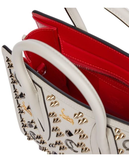 Christian Louboutin Paloma S Mini Embellished Leather Tote Christian Louboutin Paloma S Mini Embellished Leather Tote