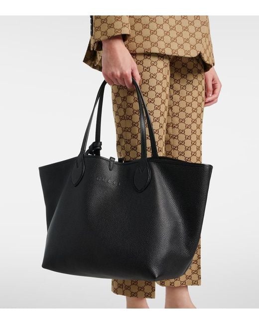 Gucci Totissima Large Reversible Tote Bag in Black | Lyst