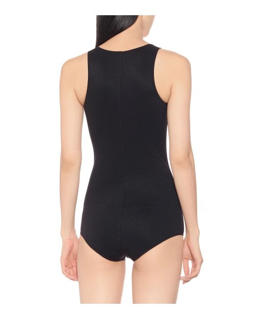 Rick Owens Lilies Bodysuit in Black - Lyst