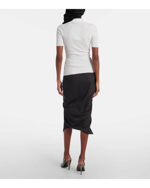 Vivienne Westwood Marina Cotton Polo Shirt in White | Lyst UK