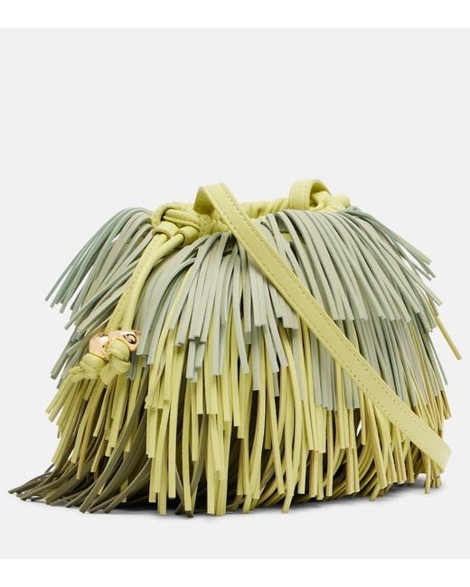 Zimmermann Fringe Ombre Leather Crossbody Bag in Metallic | Lyst UK