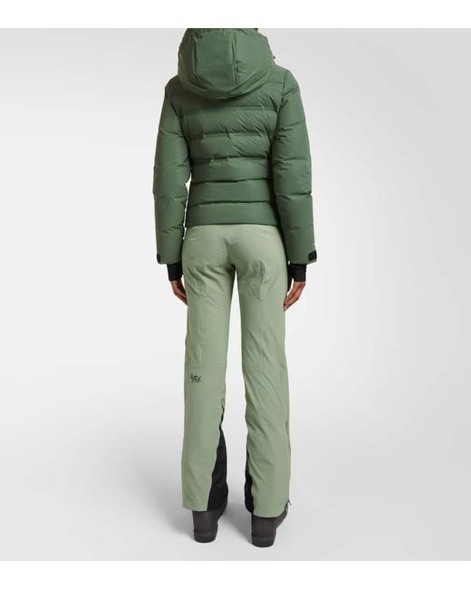 Aztech Mountain Nuke Suit Down Ski Jacket in Green | Lyst