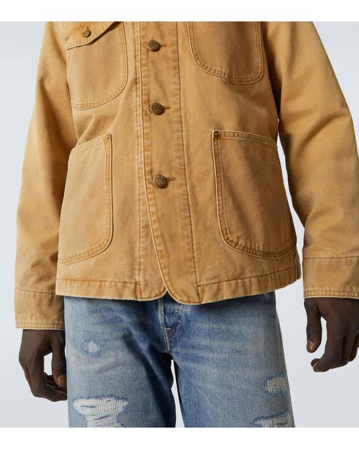 RRL Lynn Cotton Field Jacket in Brown for Men | Lyst