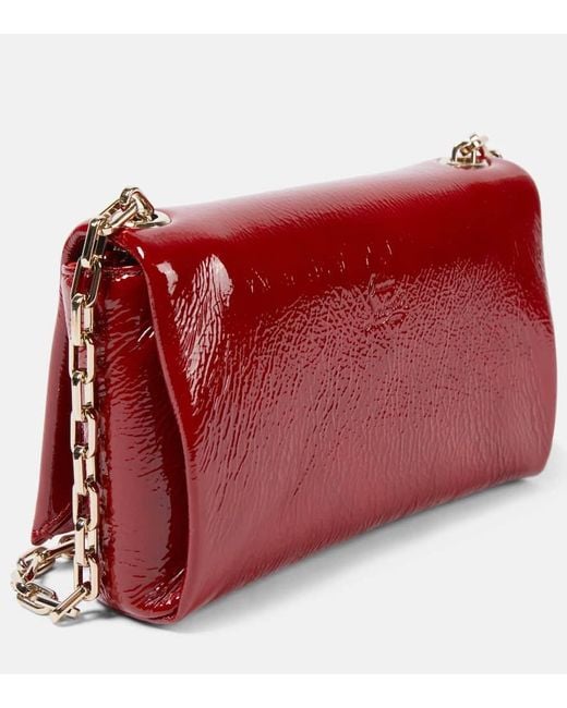 Christian Louboutin Loubi54 Patent Leather Clutch in Red | Lyst