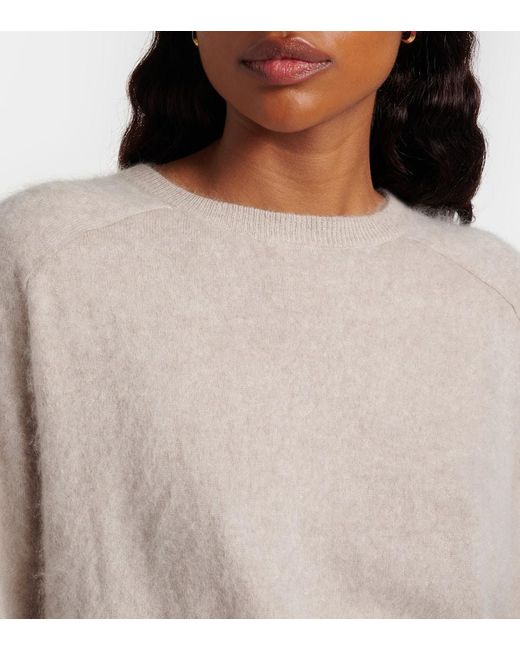 Lisa Yang Lexia Cashmere Sweater in Natural | Lyst UK