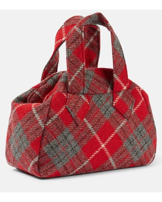 Vivienne Westwood Archive Medium Canvas Tote Bag in Red | Lyst UK