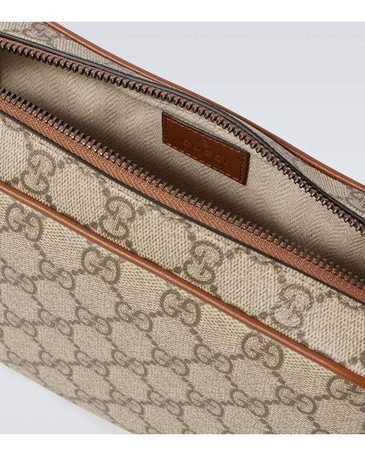 Gucci Gg Emblem Super Mini Crossbody Bag in Natural for Men | Lyst