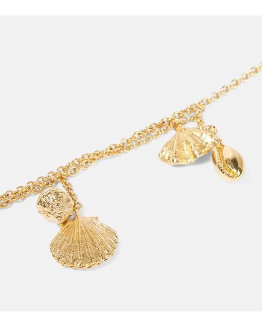 Chloé Shells Chain Belt in Metallic | Lyst