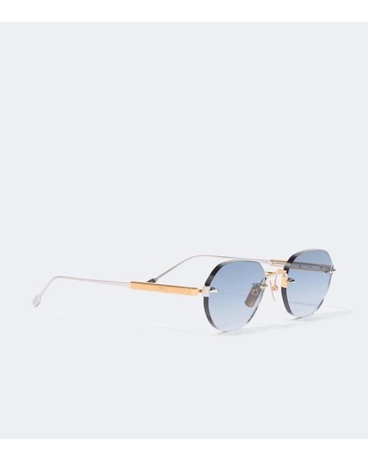 sato Terebellum I Round Sunglasses in Blue for Men | Lyst UK
