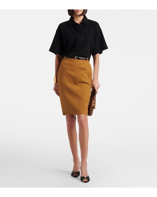 Saint Laurent Babylone 90 Leather Mules in Black | Lyst
