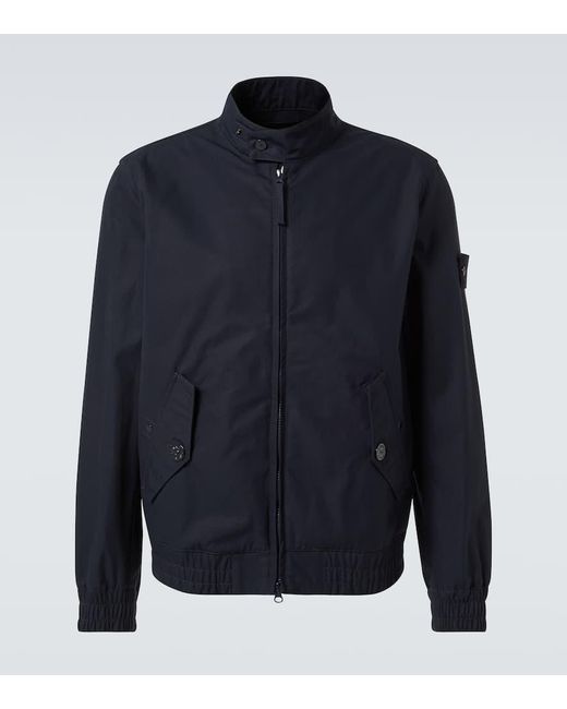 Stone Island Ghost Compass Cotton Bomber in Blue for Men | Lyst