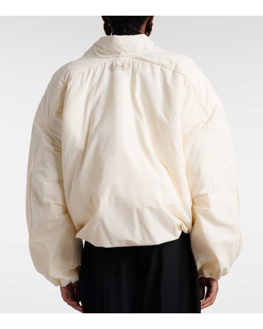 Jacquemus Chale Bomber Jacket in White | Lyst UK