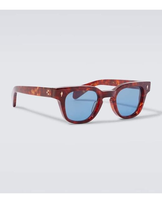 Jacques Marie Mage Julien Square Sunglasses in Blue for Men | Lyst