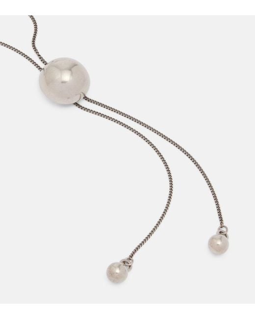 Lemaire Rattle Necklace in White | Lyst UK