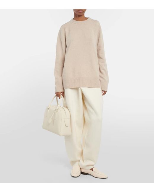 The Row India 12 Leather Tote Bag in Natural | Lyst The Row India 12 Leather Tote Bag in Natural | Lyst