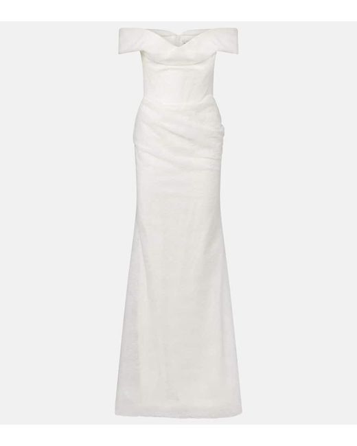 Vivienne Westwood Bridal Nova Cora Lace Corset Gown in White | Lyst UK