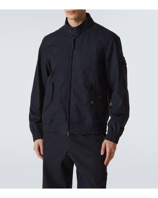 Stone Island Ghost Compass Cotton Bomber in Blue for Men | Lyst