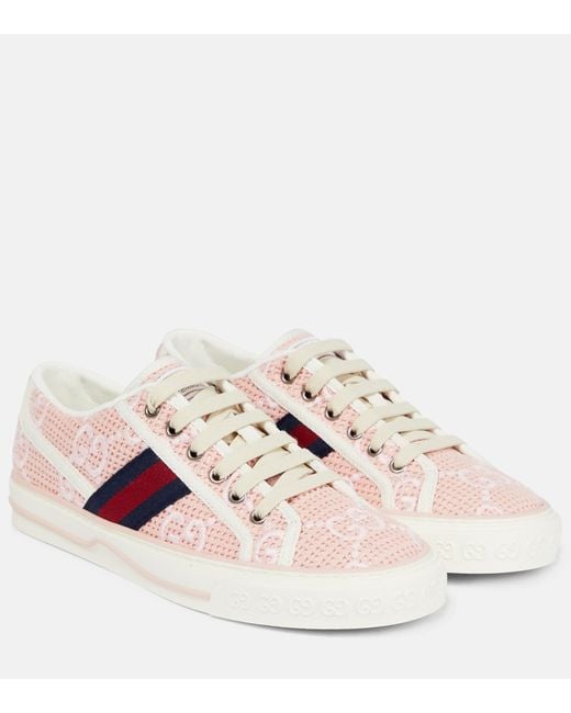 Gucci Tennis 1977 Sneakers in Pink | Lyst Gucci Tennis 1977 Sneakers in Pink | Lyst