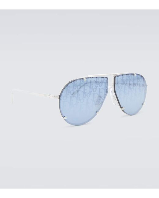 Dior Diorblacksuit A2u Aviator Sunglasses in Blue for Men | Lyst UK