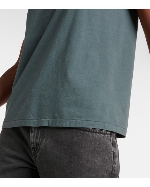 The Row Florie Cotton Jersey T-Shirt in Blue | Lyst