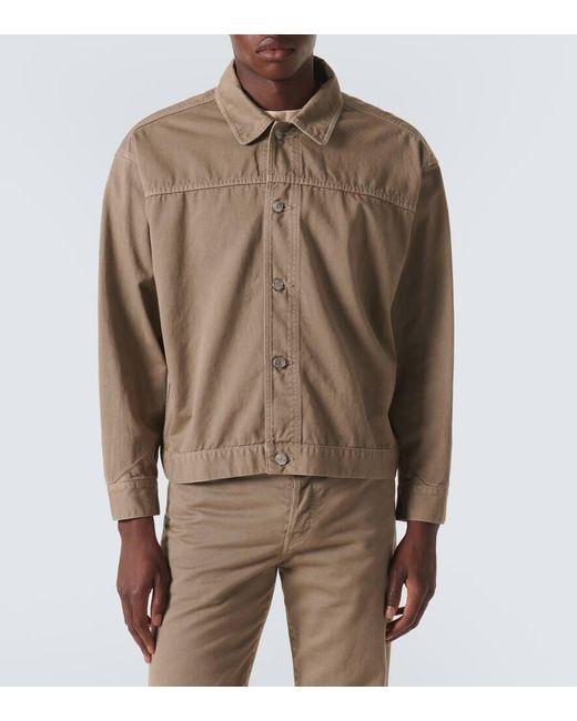 The Row Marcus Denim Jacket in Brown for Men | Lyst