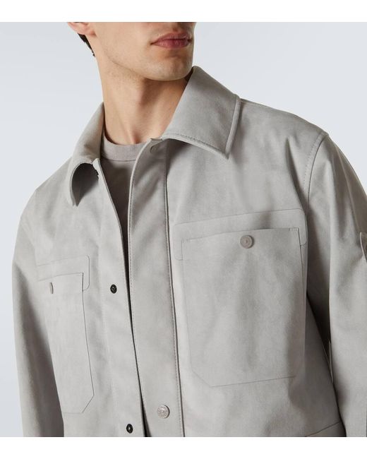 Stone Island Ghost Compass Field Jacket in Grey for Men | Lyst UK