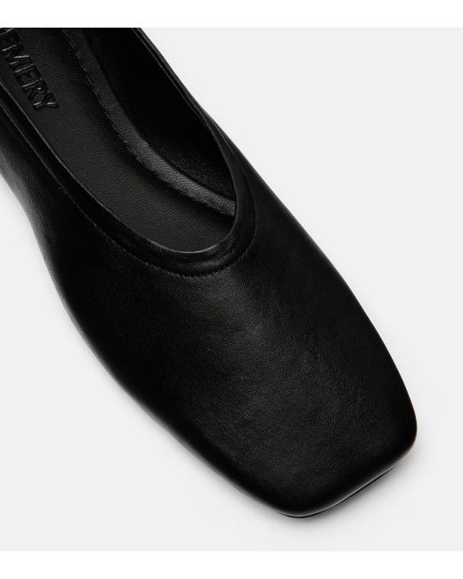 A.Emery Steele Leather Ballet Flats in Black | Lyst