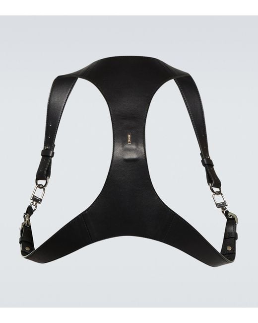 Amiri Leather Harness Bag in Black for Men | Lyst